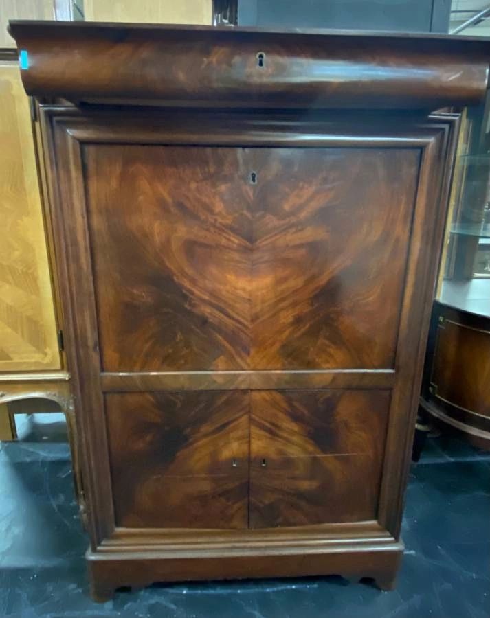 Antique French Louis-Philippe Style Secretary Desk