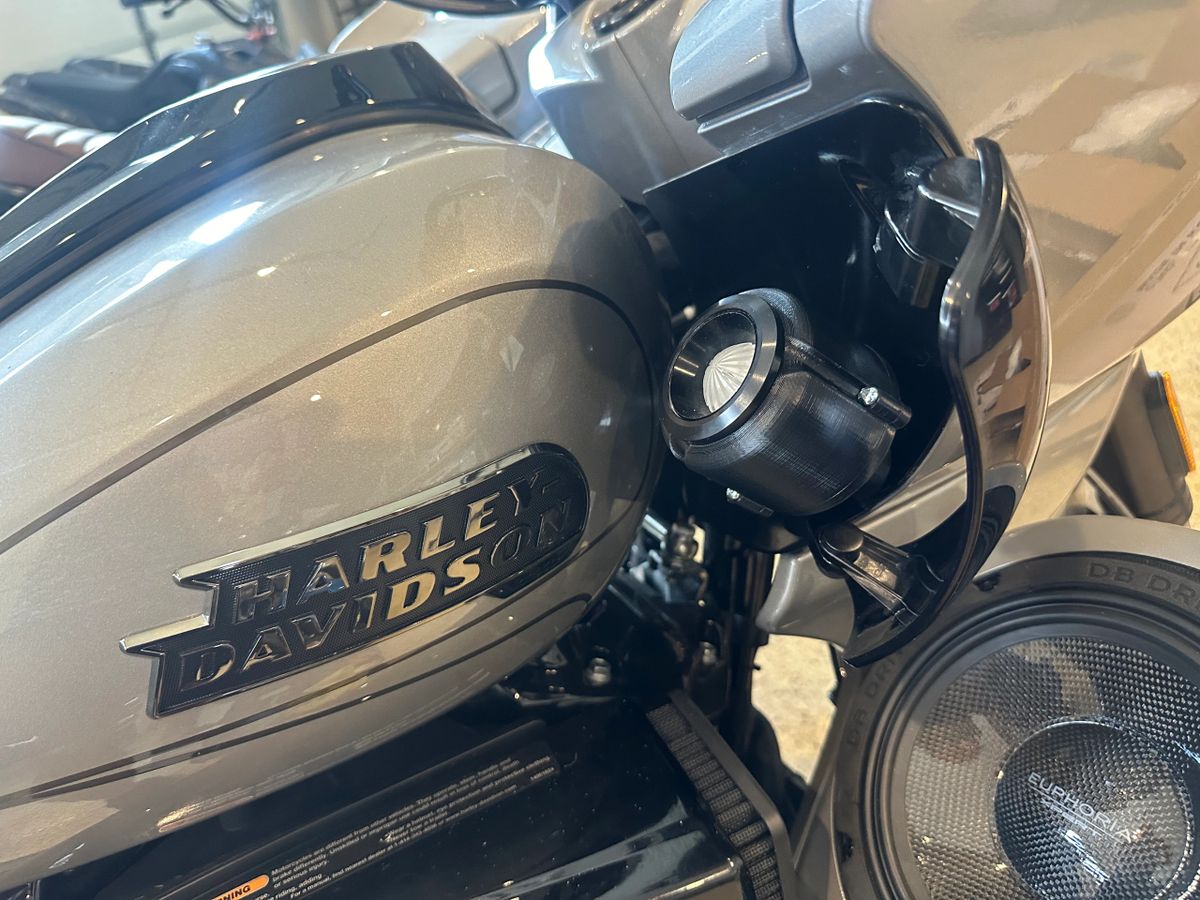 Custom Wind Deflector Tweeter Mount