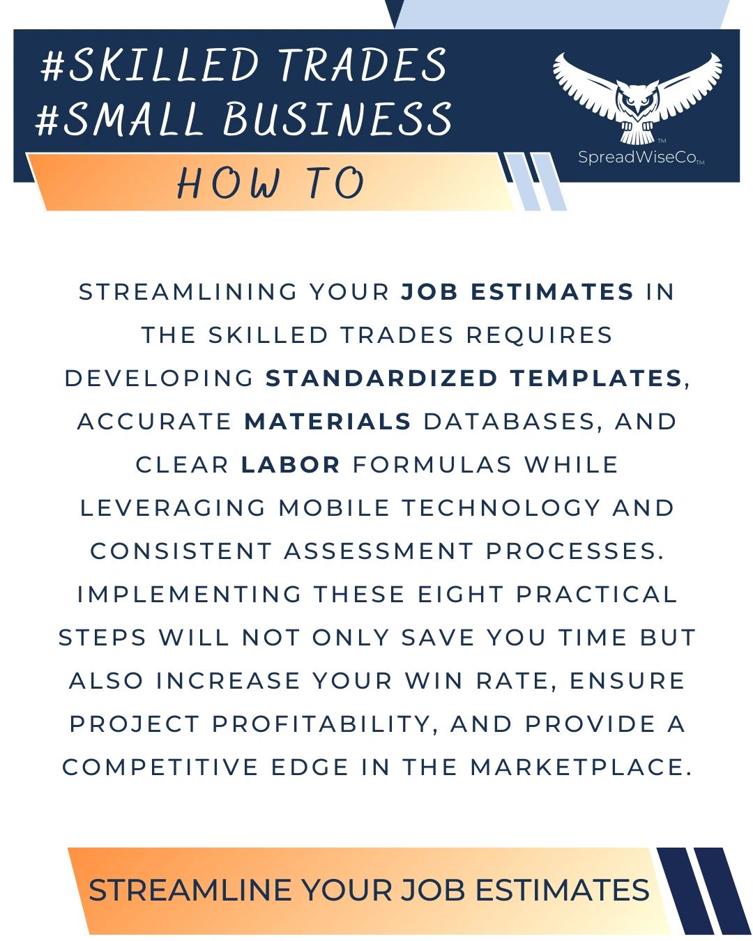 How to Streamline Your Job Estimates