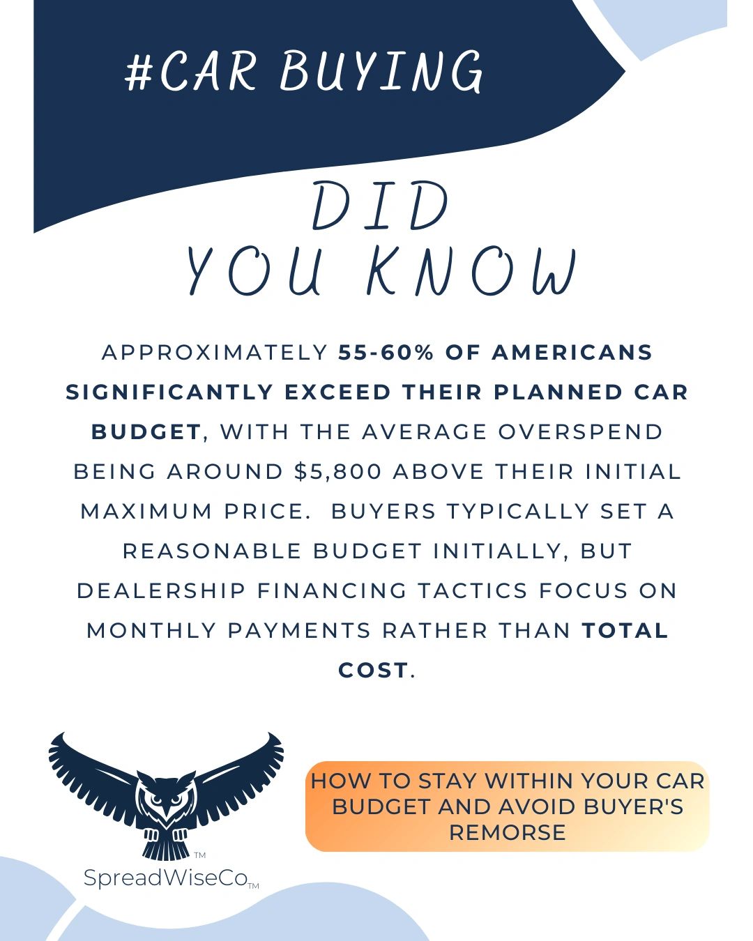 How to Stay Within Your Car Budget and Avoid Buyer's Remorse