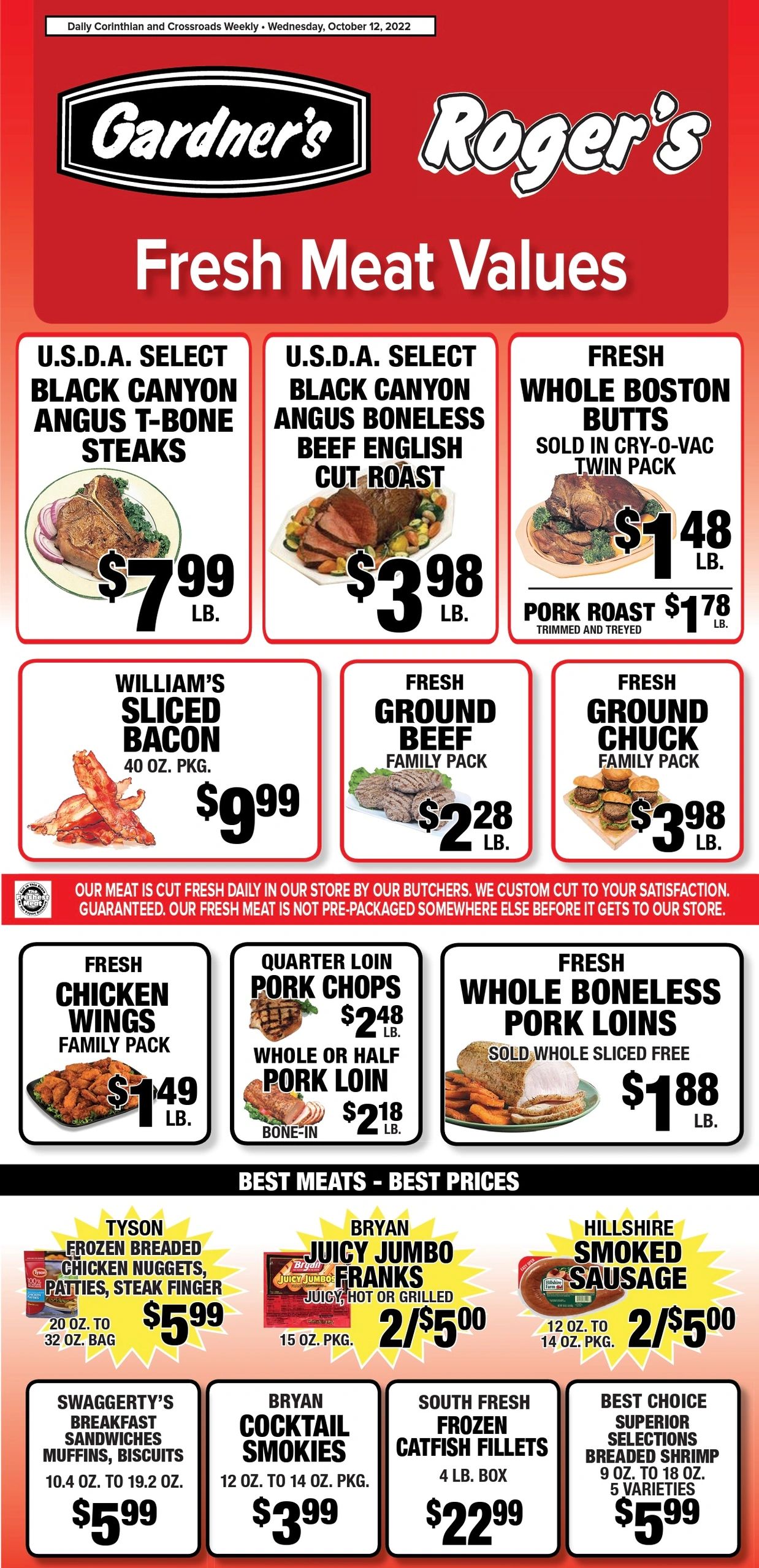 Gardner's & Roger's Ads