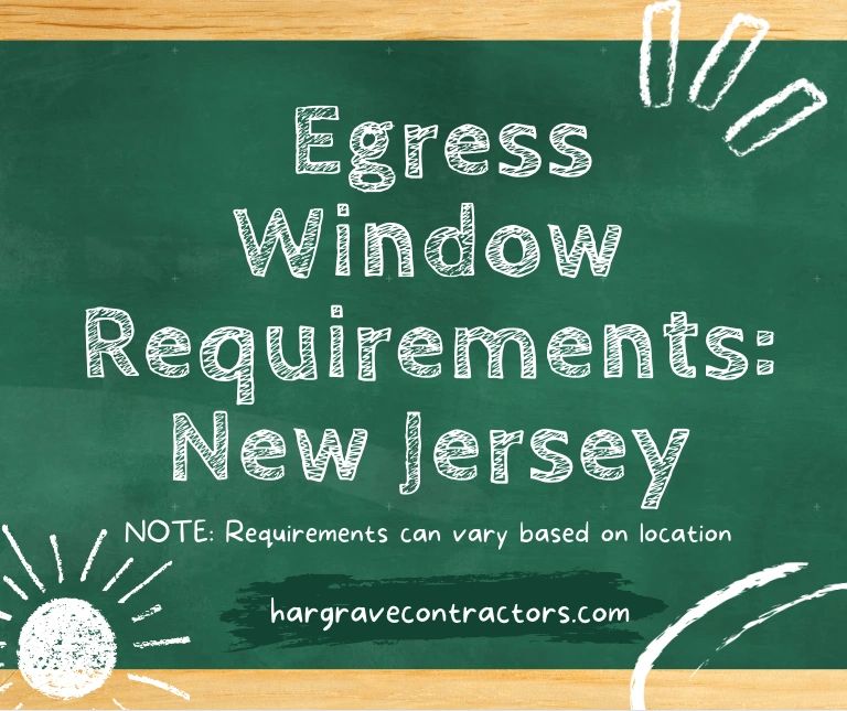 New Jersey Egress Window Code & Requirements: Everything You Need