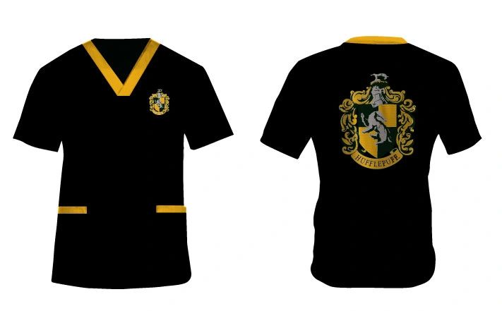 SCRUB TOP HARRY POTTER HOUSE HUFFLEPUFF