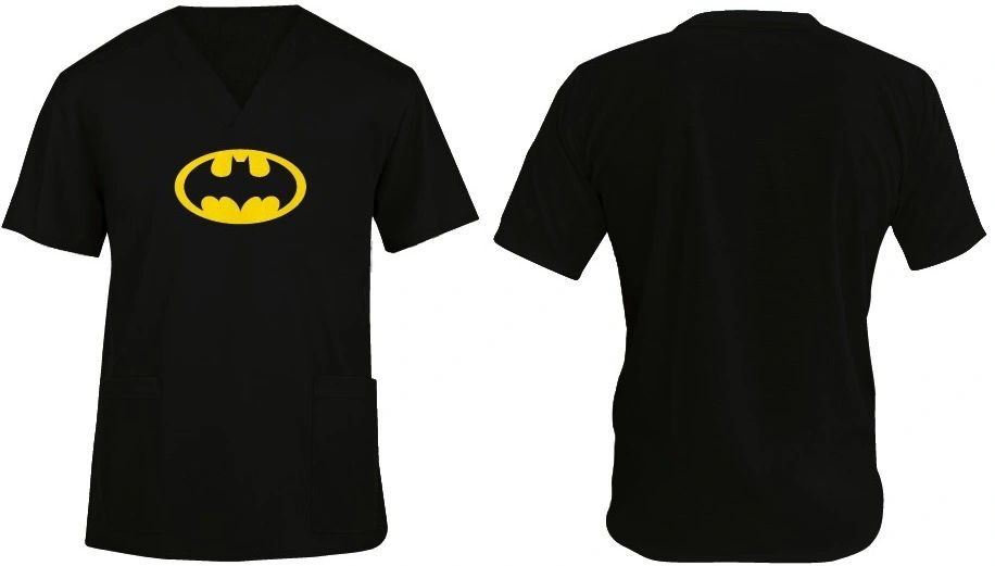 SCRUB TOP BATMAN CLASSIC LOGO