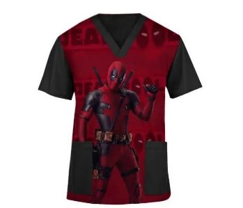 SCRUB TOP DEADPOOL POSTER