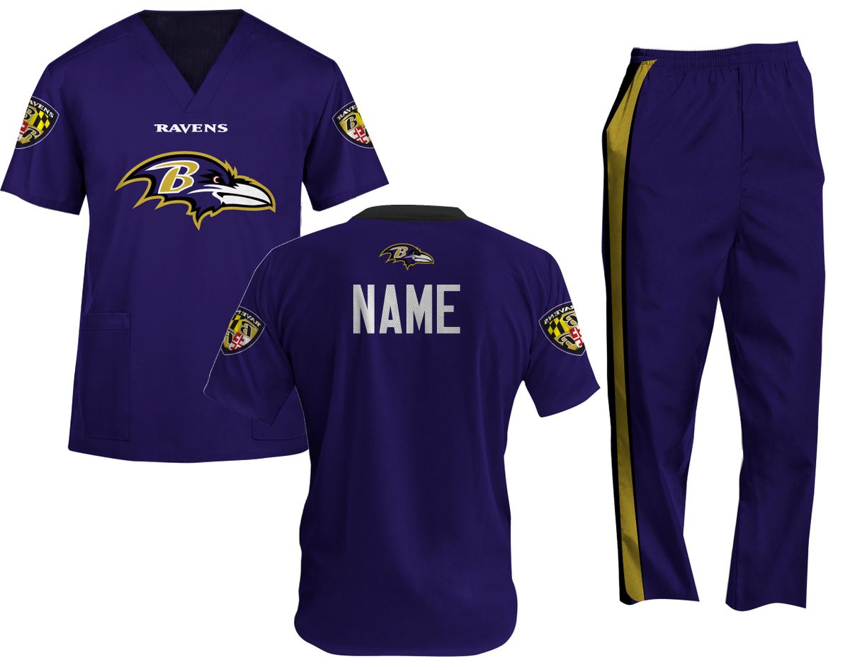SCRUB SET NFL RAVENS