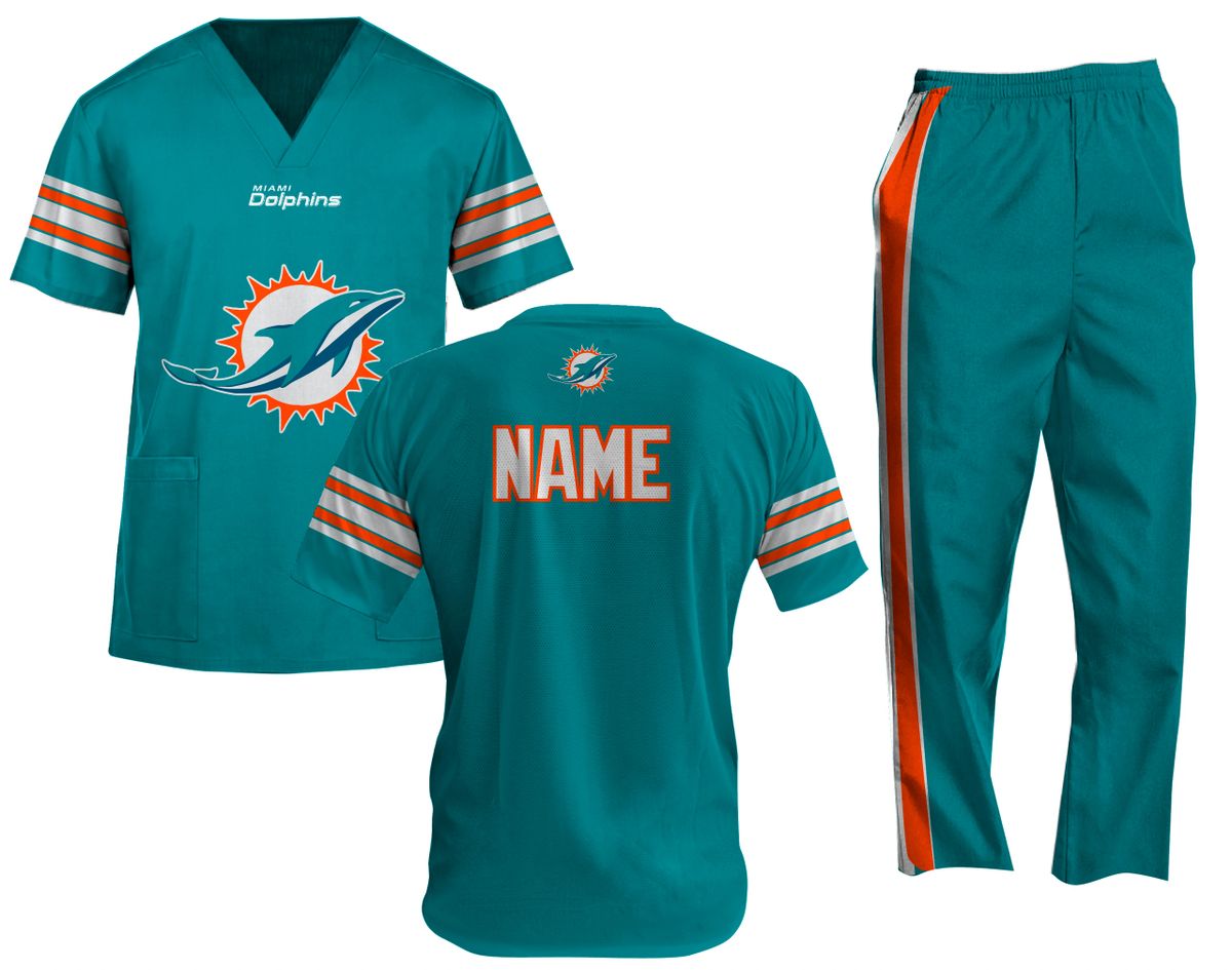 SCRUB SET NFL DOLPHINS