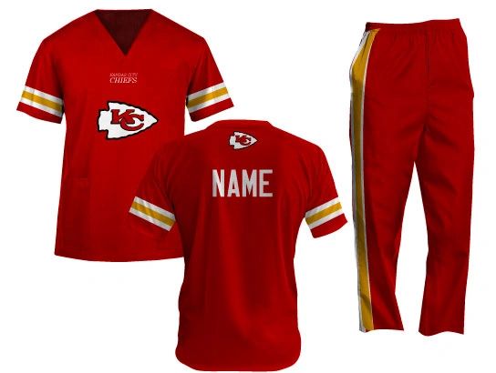 SCRUB SET NFL KANSAS CITY CHIEFS
