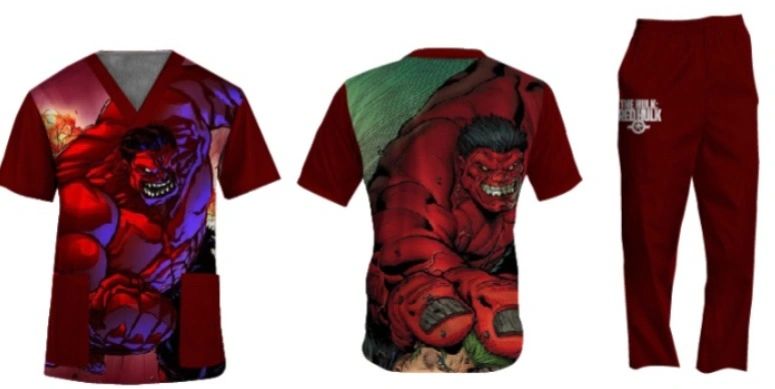 SCRUB SET RED HULK