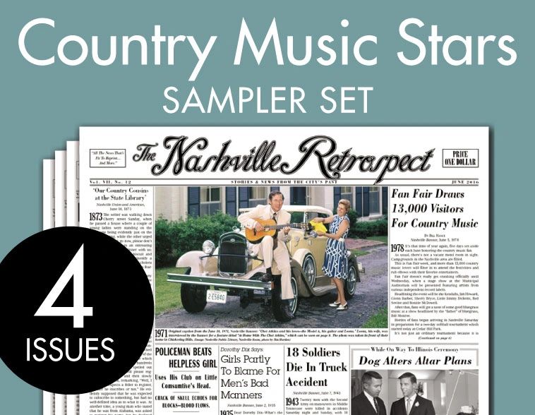 Country Music Stars Sampler Set