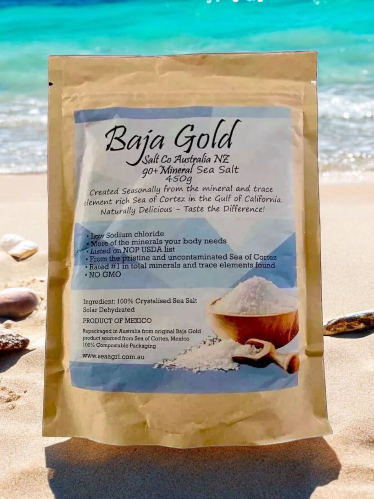 Premium Baja Gold Sea Salt - Buy Now