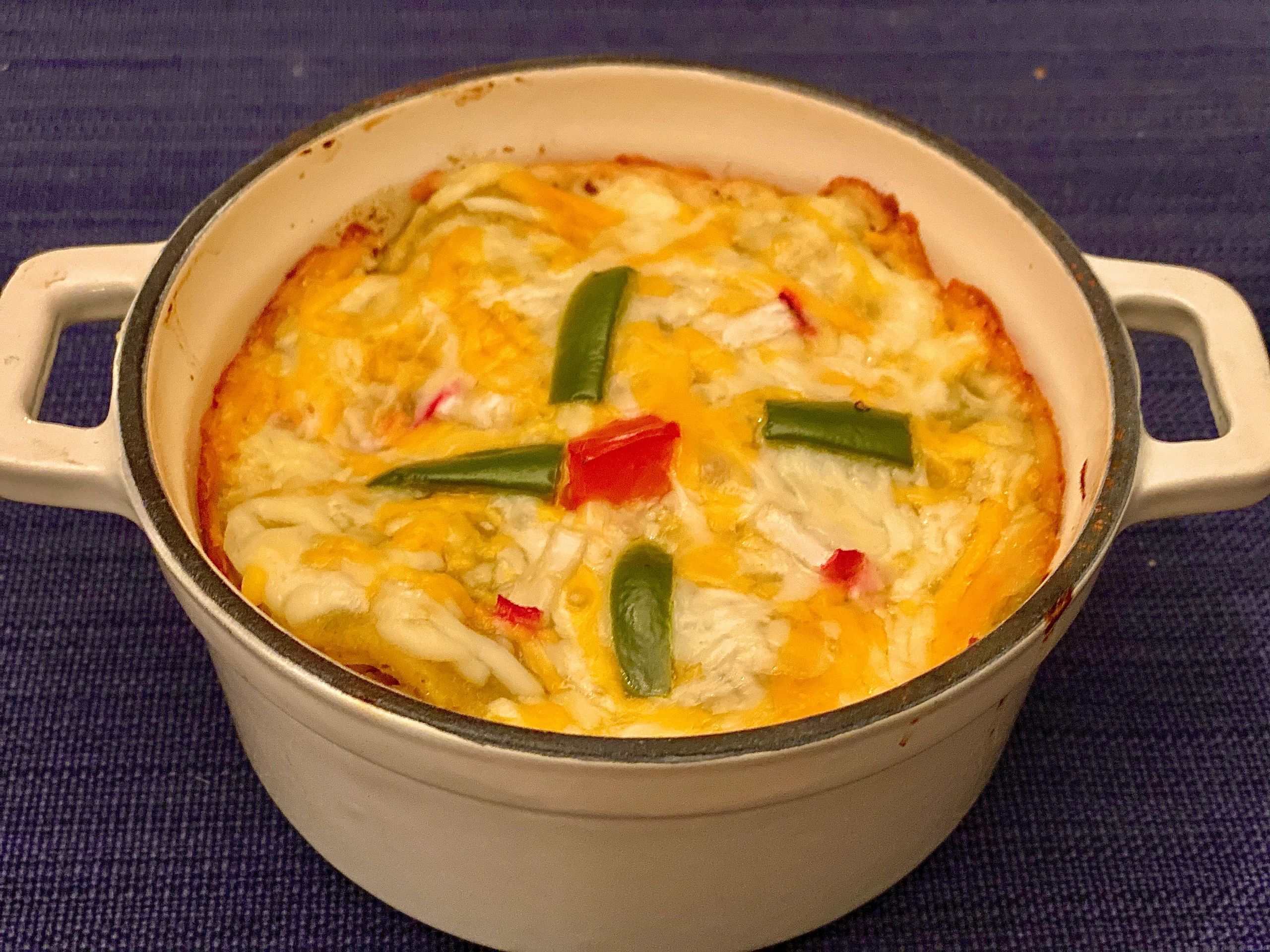 Budin Azteca (Multilayered Tortilla and Chicken Pie)