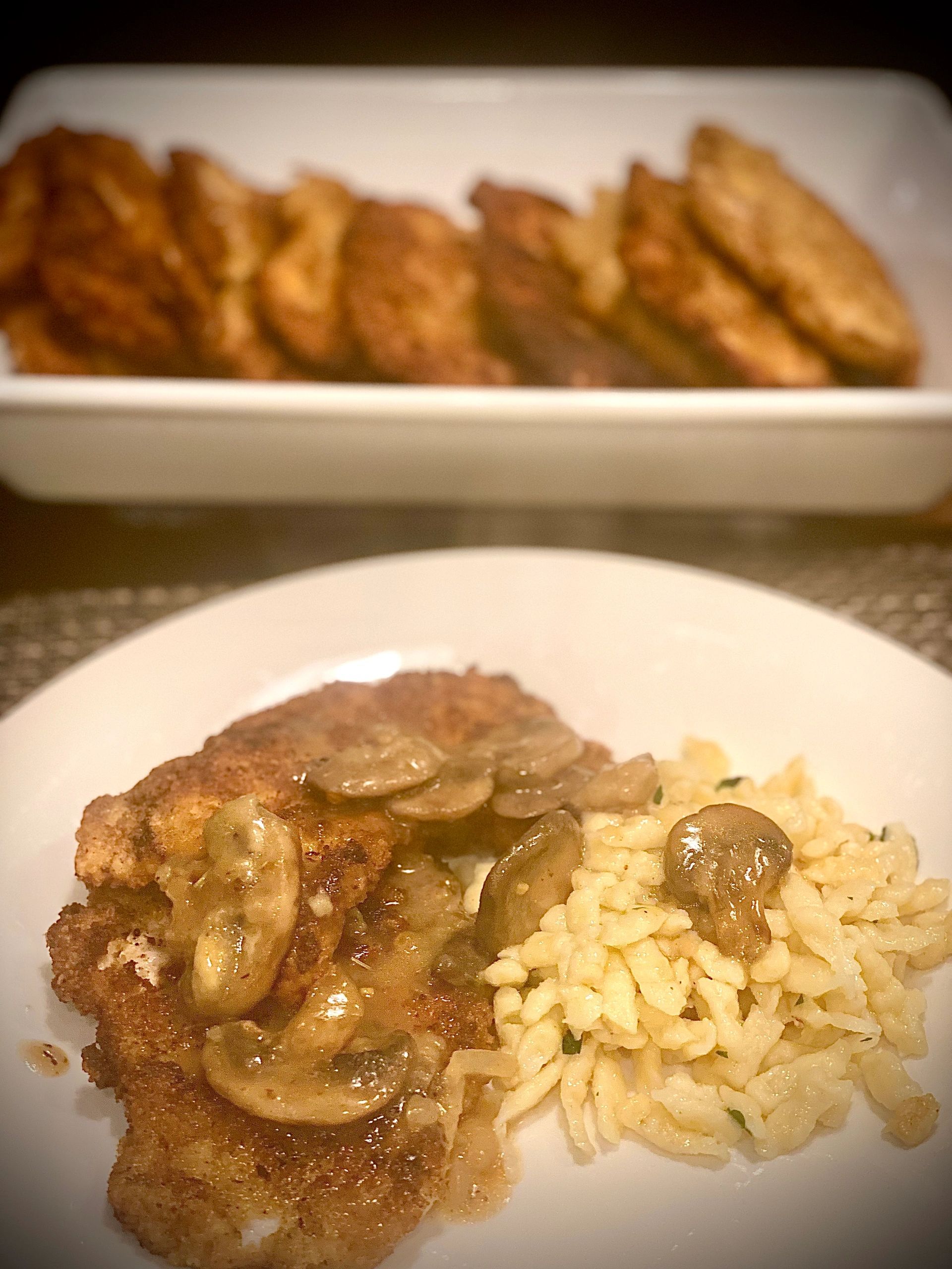 Veal Schnitzel with Hunter’s Sauce