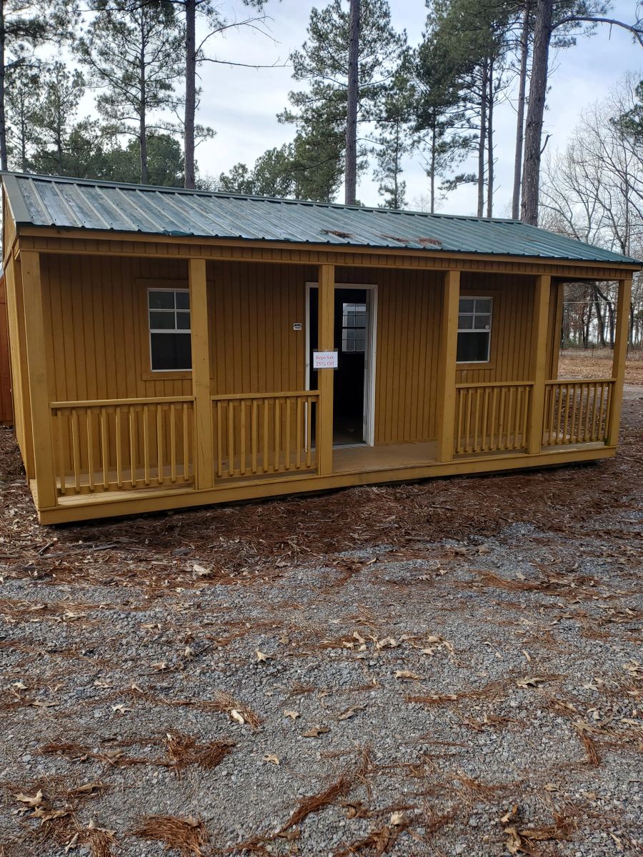 Graceland Repo 16x24 Side porch cabin #145967