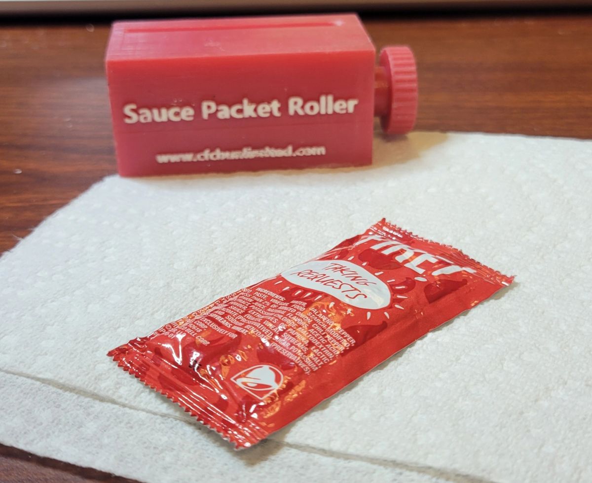Sauce Packet Roller