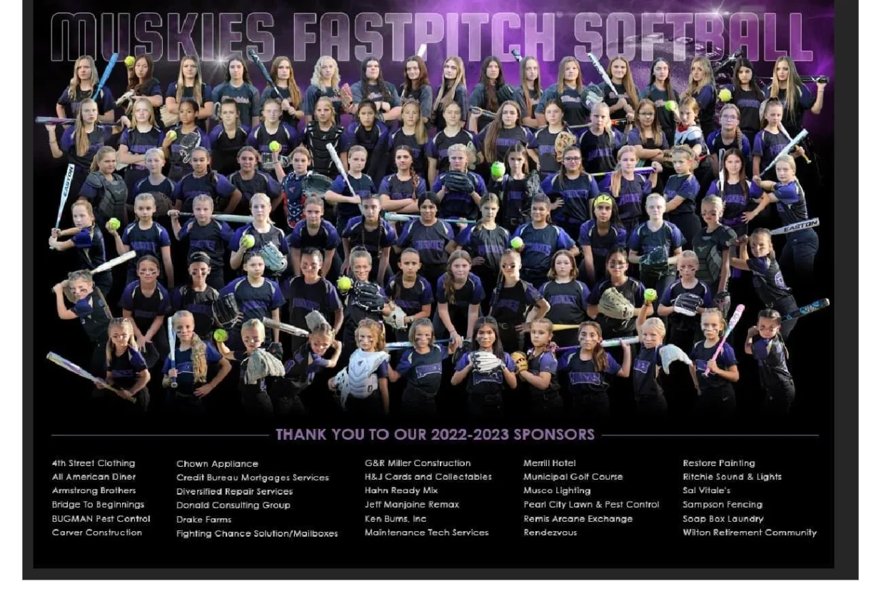 Muscatine Muskies Girls Softball