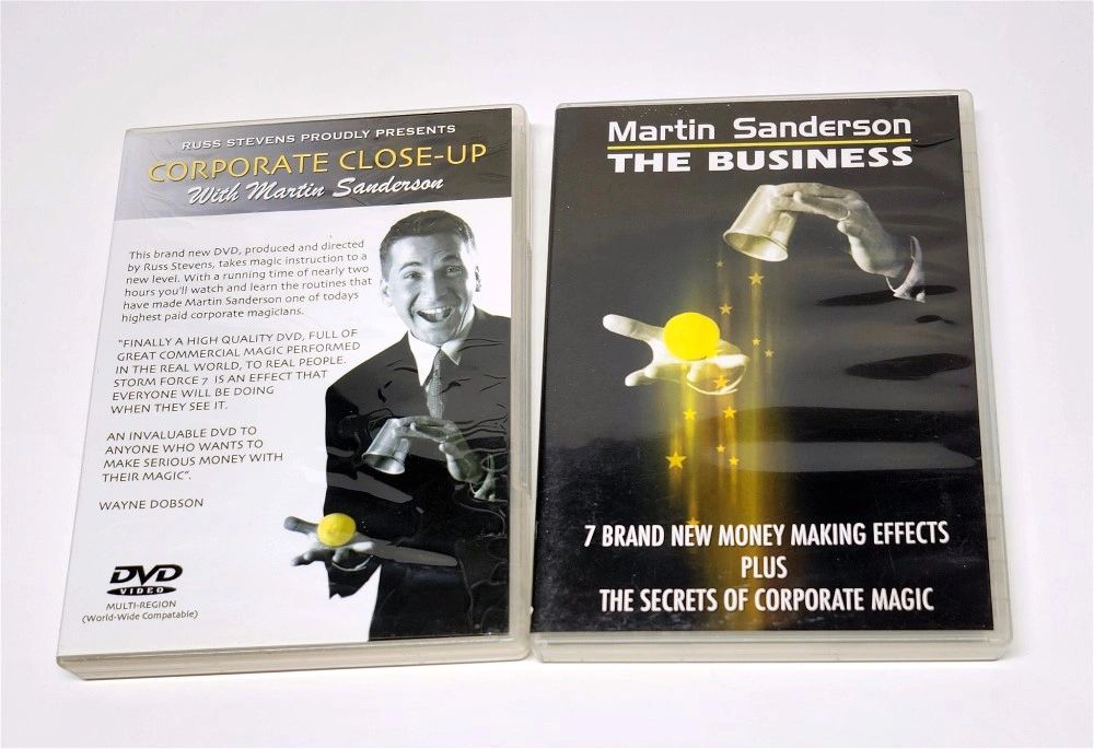 Two DVDs by Martin Sanderson