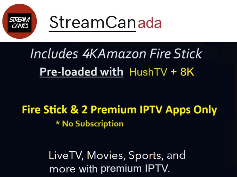 IPTV - Fire Stick Pre-loaded with HushTV & 8K Apps