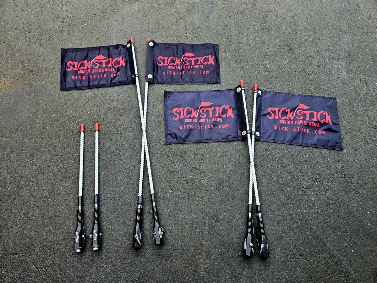 Sick-Stick Dual Lighted Whips