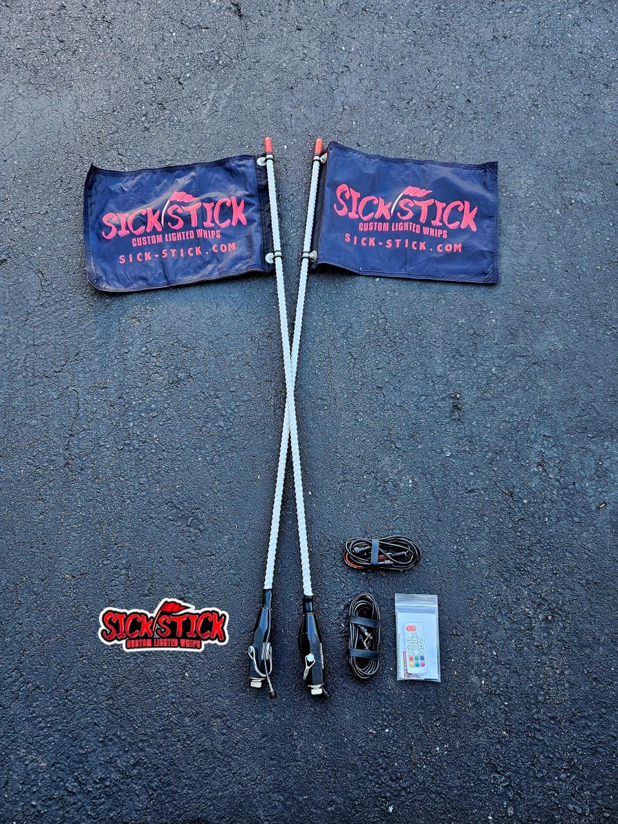 Sick-Stick Dual Lighted Whips