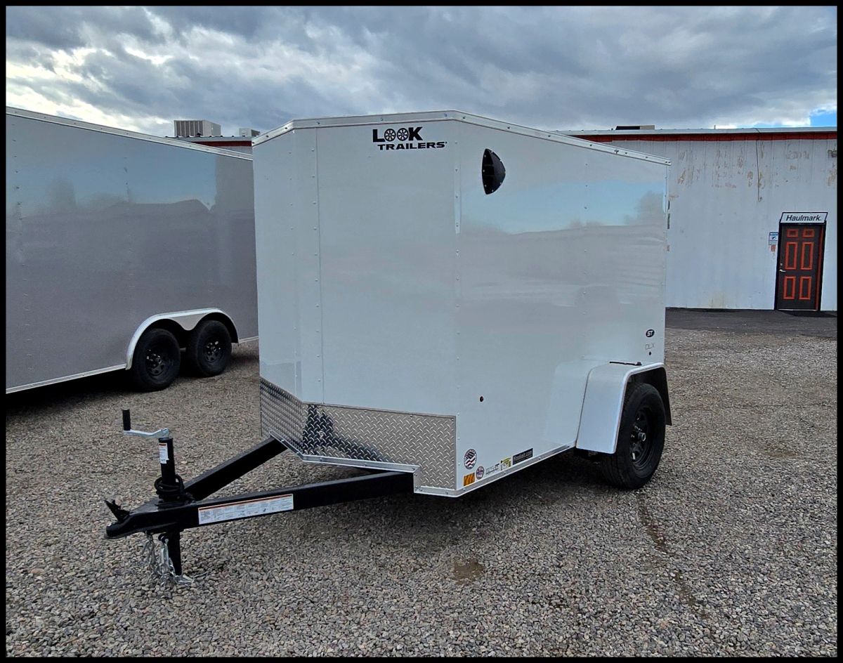 Look 5' x 8' DLX Enclosed Cargo Trailer STOCK#LK130147