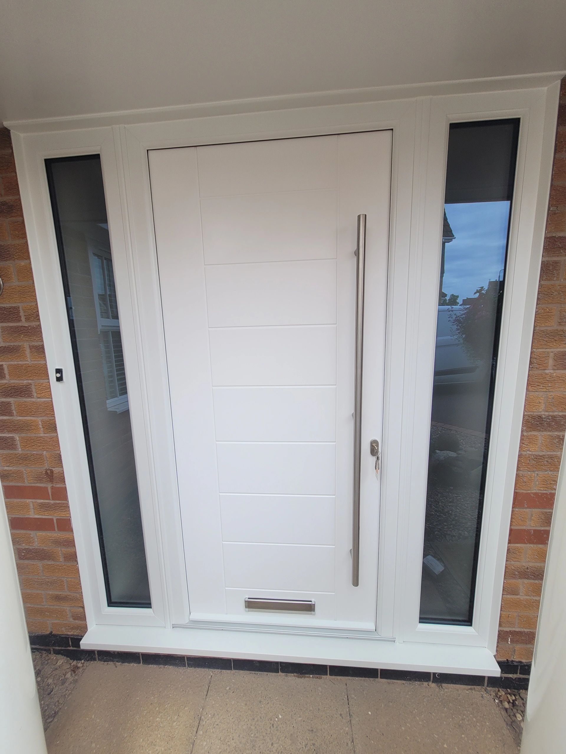 New Solid Core Composite Front Door Fitted in Worksop