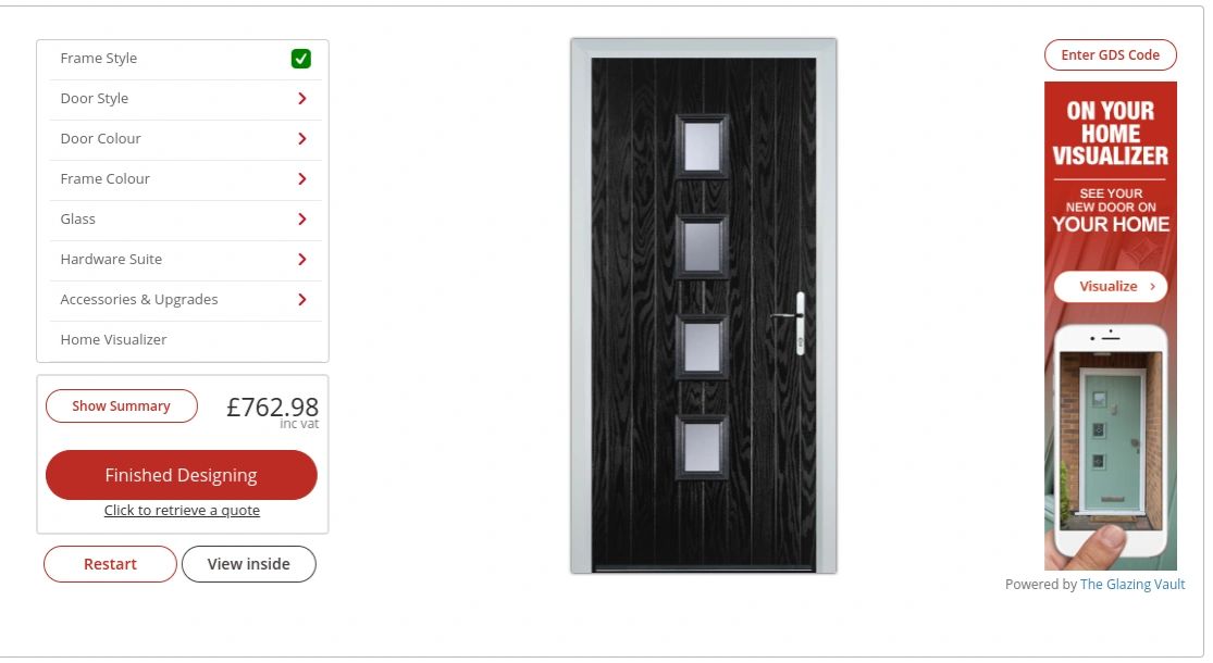 Step by Step Guide to using our Online Door Designer