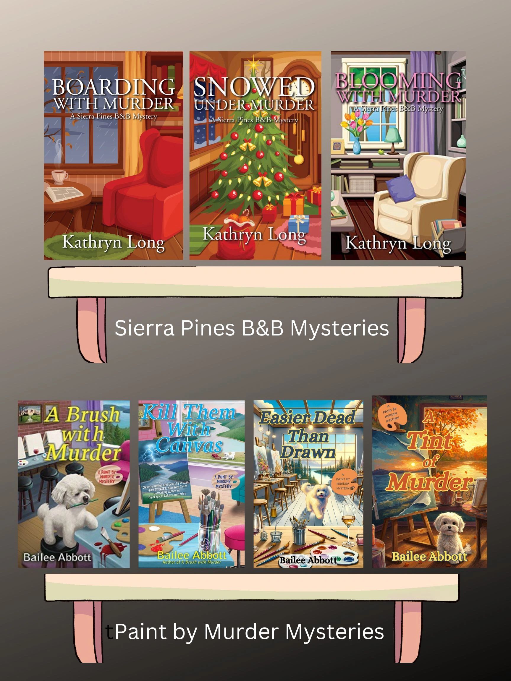 PAINT BY MURDER MYSTERIES