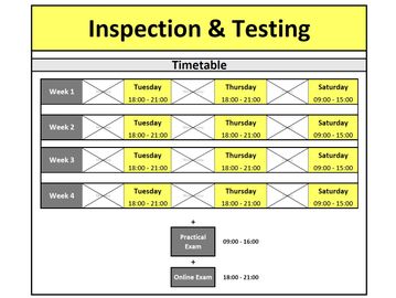 Course Timetables | London Electrical College