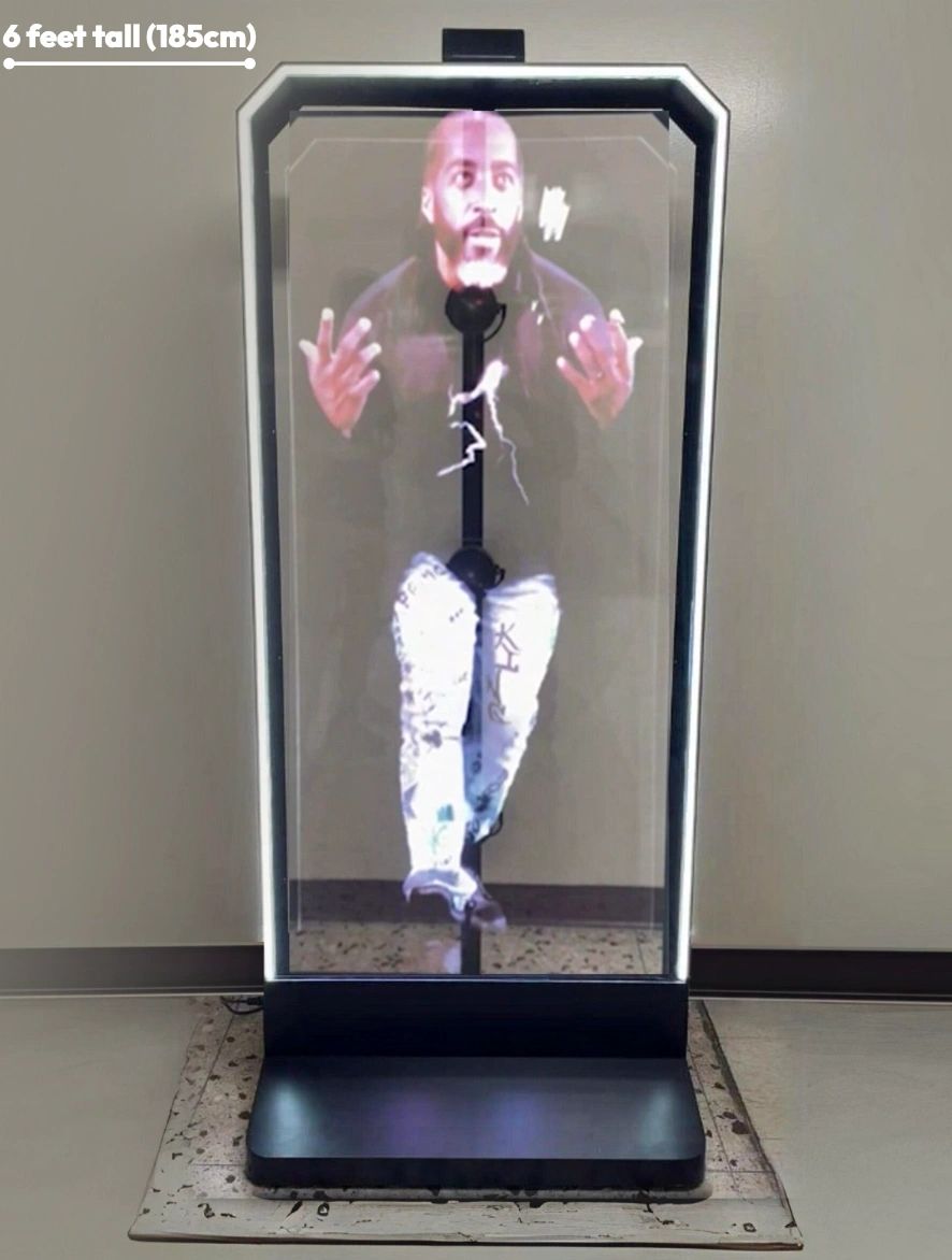 Life-Size 6-foot (2 meter)-Tall Human Hologram Array