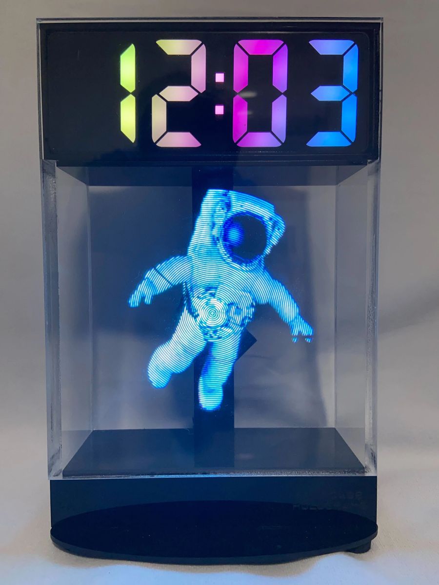 Hologram Digital Clock