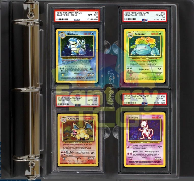 Ultra Pro 4-Pocket Page for Graded PSA Slabs