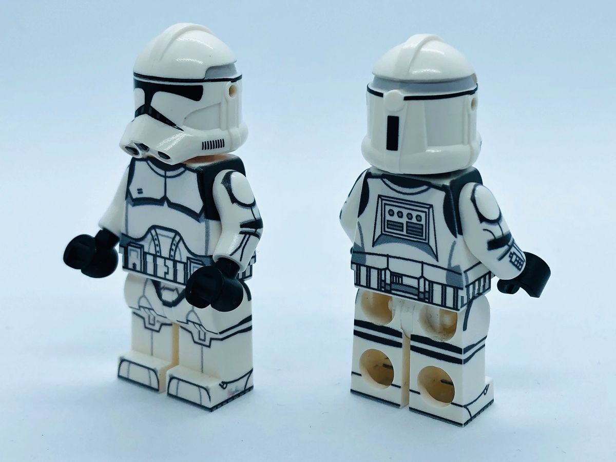RP2 Clone Trooper - Printed Full Minifigure Body - Wrap Around Print