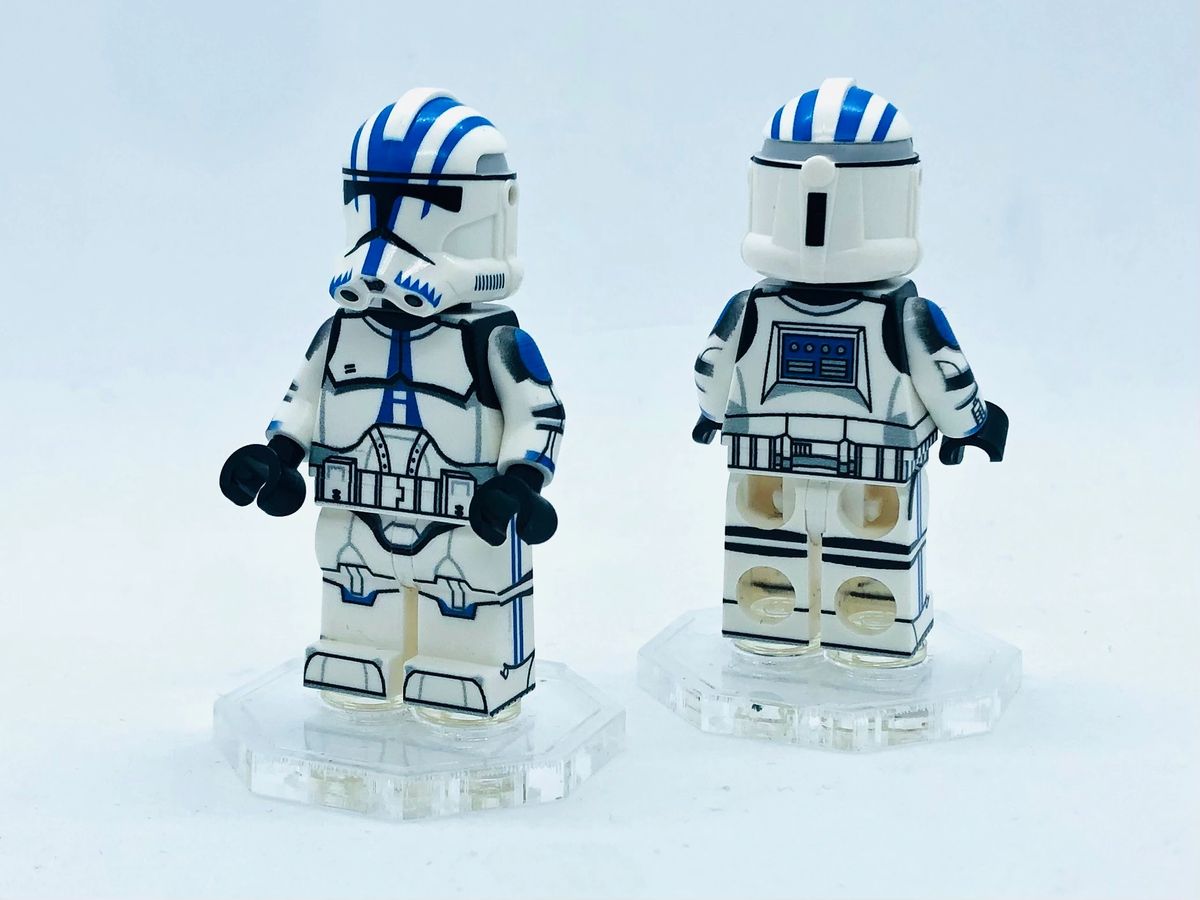 RP2 501st Lieutenant Clone Trooper - Printed Complete Minifigure - Wrap ...