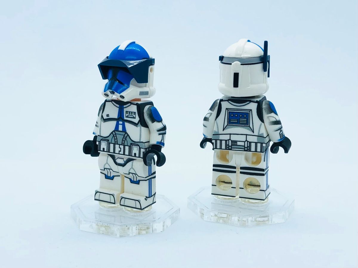 RP2 Captain Vaughn 501st Legion Clone Trooper - Printed Full Minifigure ...