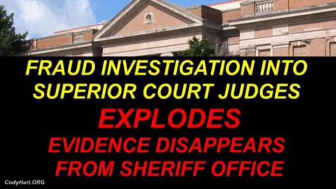 INVESTIGATION INTO JUDGES EXPLODES AFTER EVIDENCE DISAPPEARS