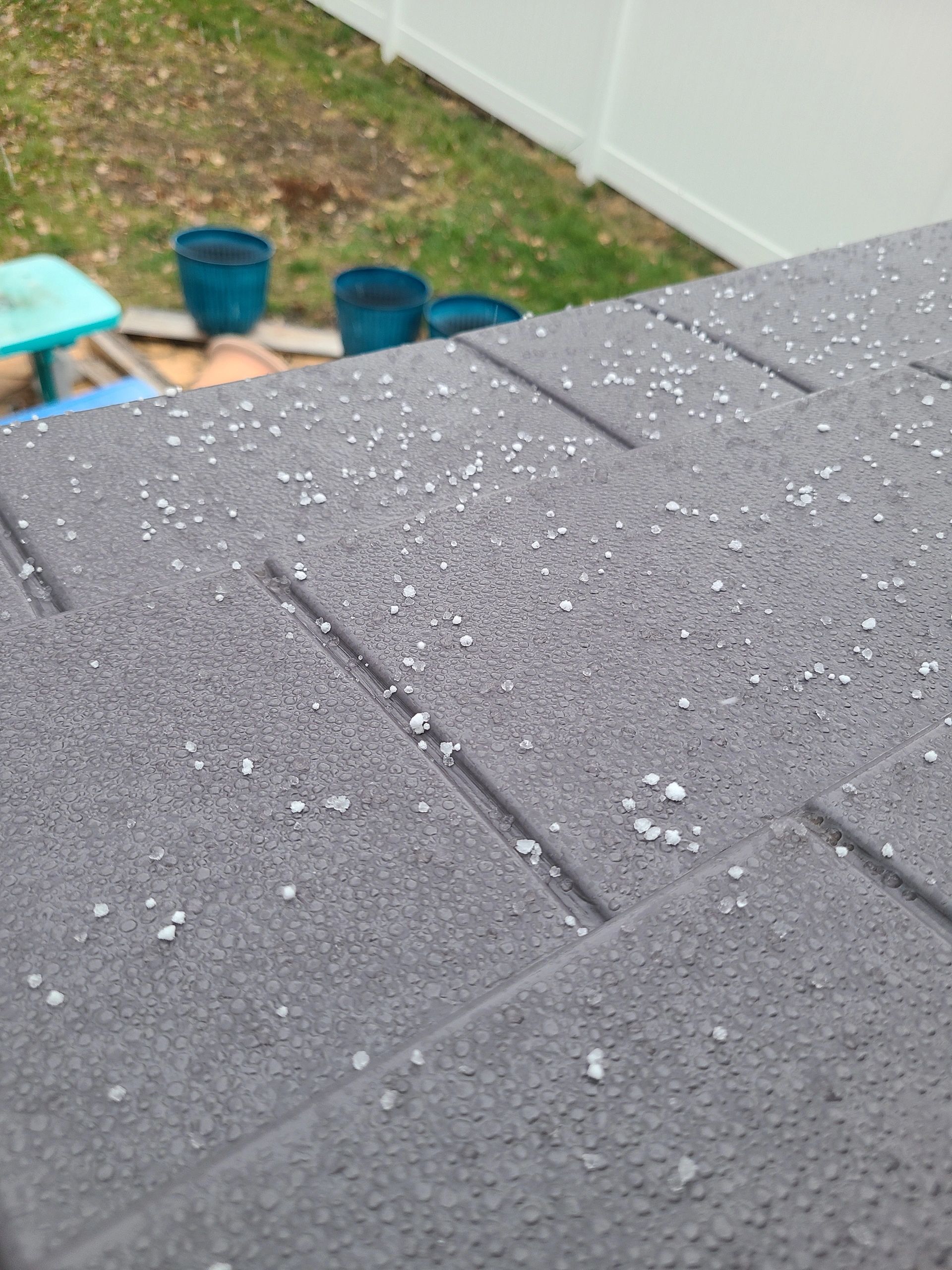 Not hail, nor sleet nor snow...so what was it?