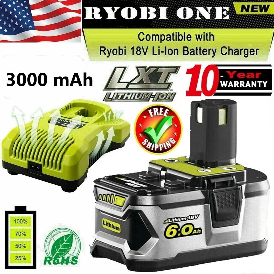 RYOBI ONE+ 18V 4.0 Ah Lithium-Ion HIGH PERFORMANCE Battery