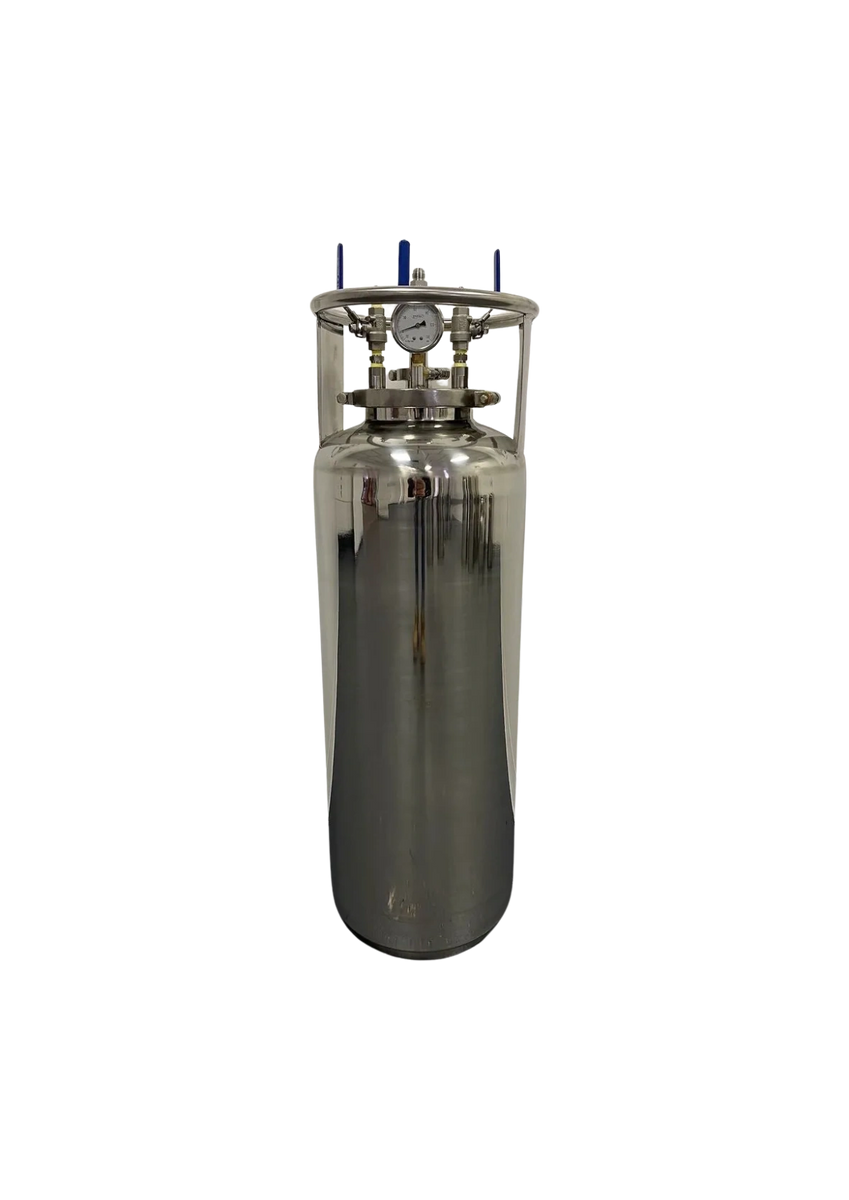 100lb Stainless Steel Solvent Delivery/Recovery Vessel