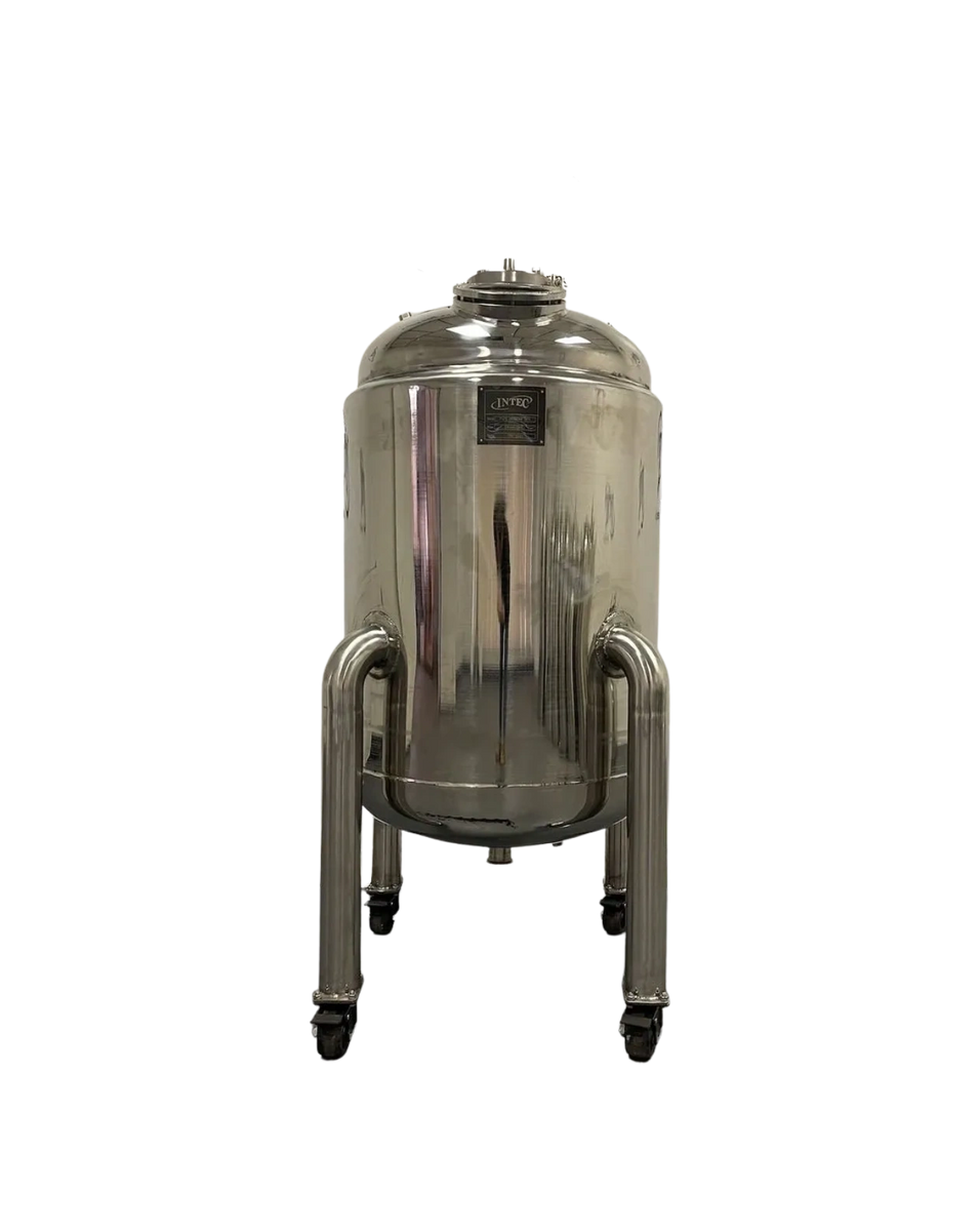 350lb Rolling Fully Jacketed Stainless Steel Solvent Delivery/Recovery ...