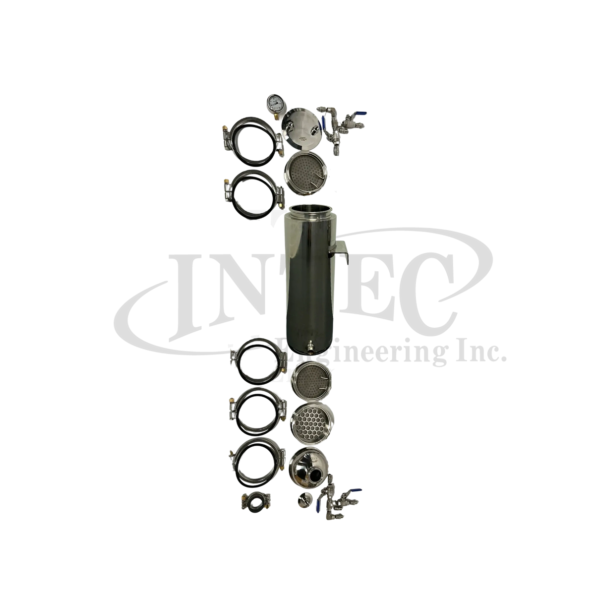 6" x 24" Jacketed & Mounted CRC W/Proper Bypass - Kit Or Assembled