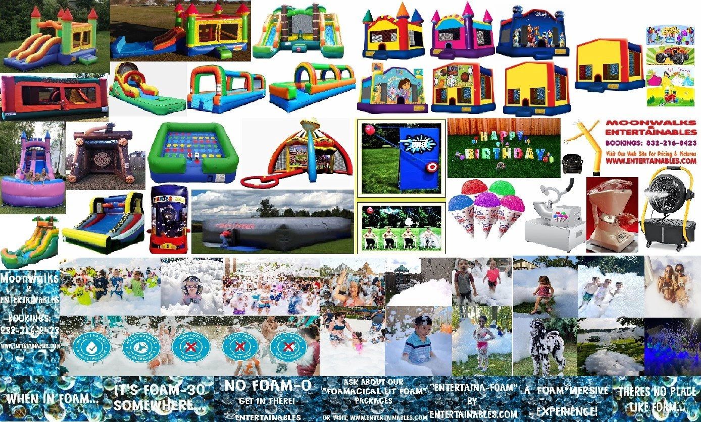 Moonwalks & Entertainables. Visit our website for pricing, pictures and ...