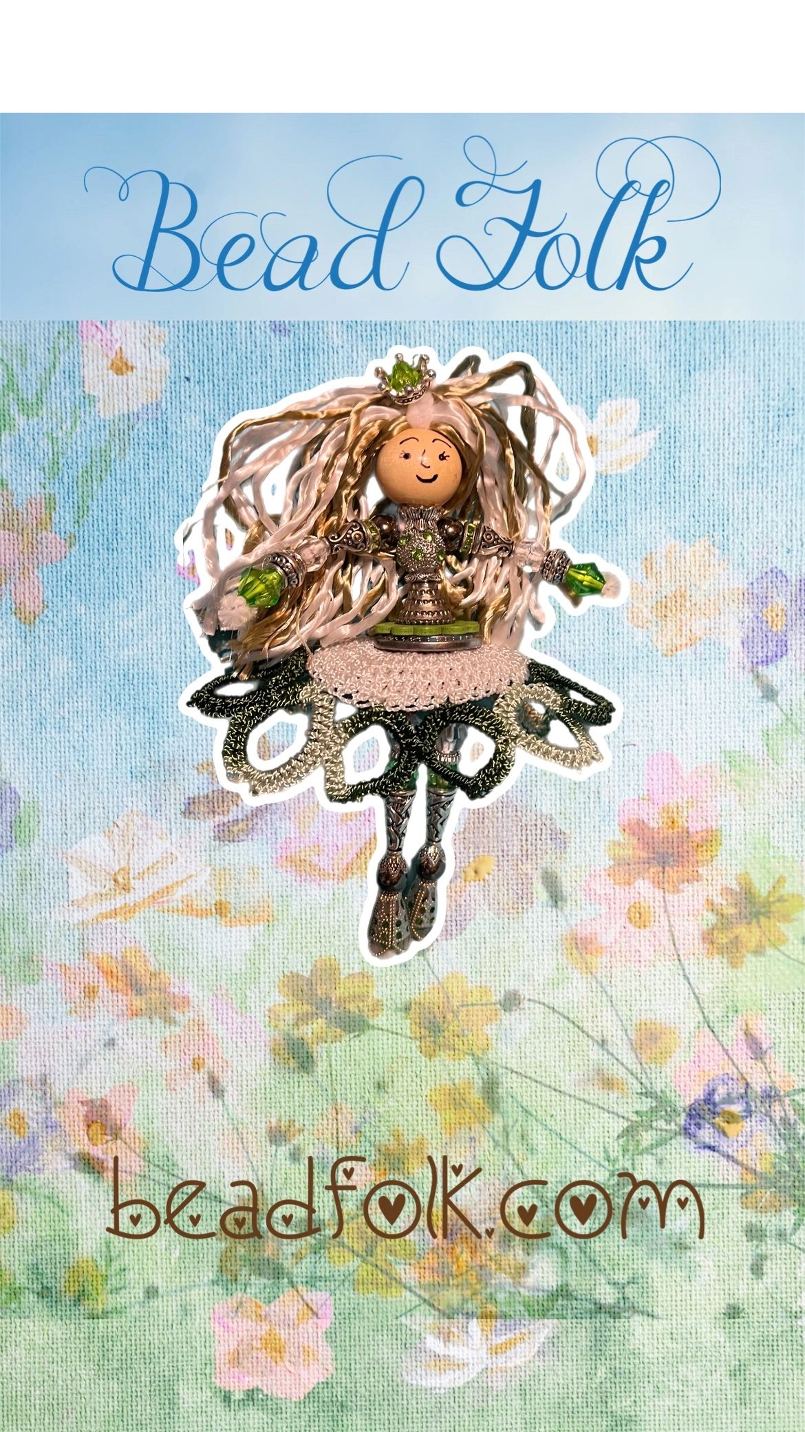 Handcrafted Bead Dolls | Unique Bead Doll Ornament - Bead Folk