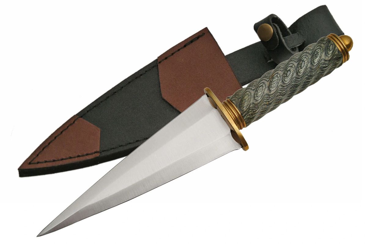 10 1/2" Barcelona Spike Dagger w/ Black Handle