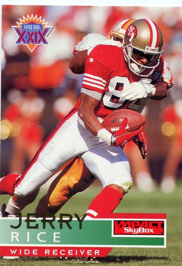 A13725 - JERRY RICE - 49ERS - SKYBOX IMPACT CARD AS PICTURED