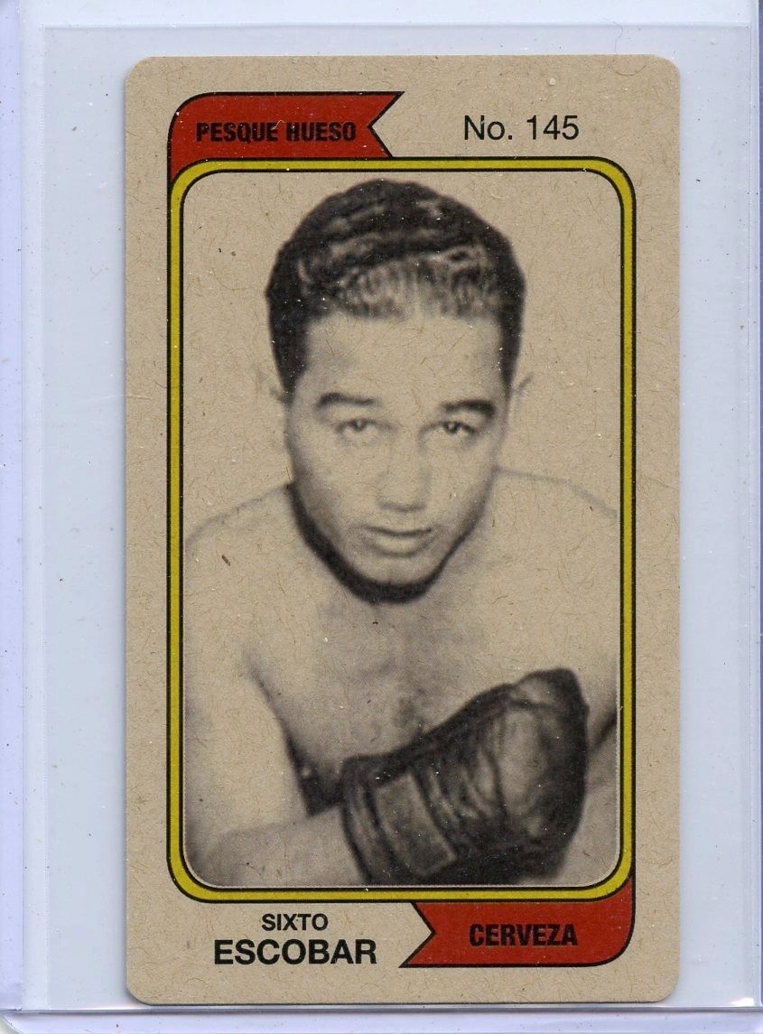 SIXTO ESCOBAR - PESQUE HUESO CERVEZA SPANISH BEER GAME CARD #145 - VERY ...