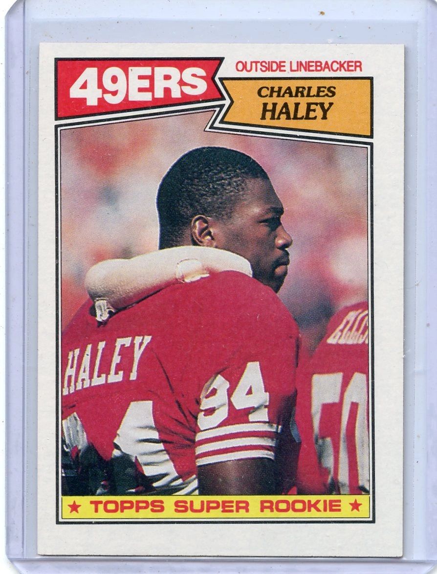 A6582 - CHARLES HALEY - 49ers - FOOTBALL CARD AS PICTURED