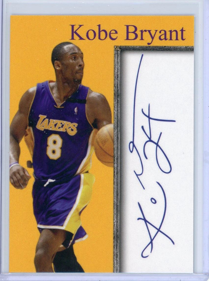 KOBE BRYANT – J6 - 2019 INKREDIBLE INK – LIMITED EDITION – SHORT PRINT ...