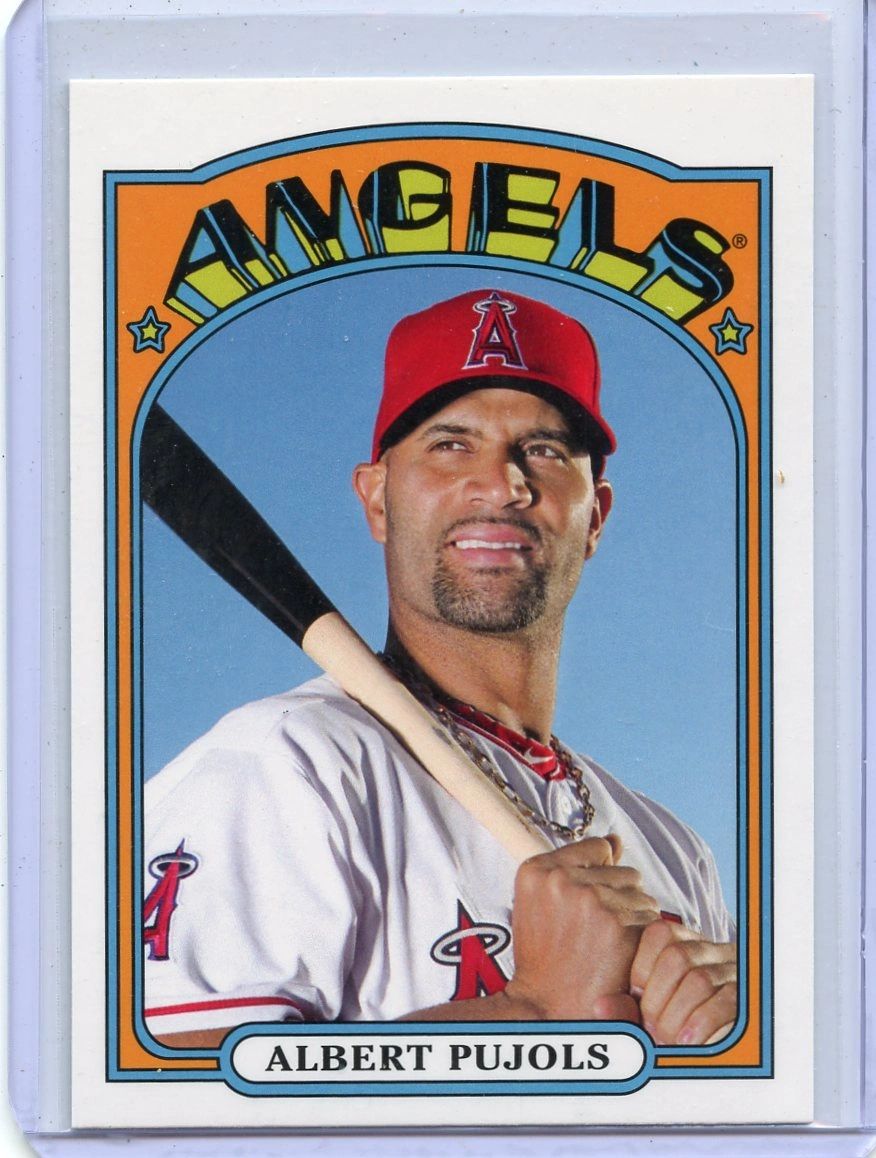 ALBERT PUJOLS - ANGELS - BASEBALL CARD AS PICTURED - A1382
