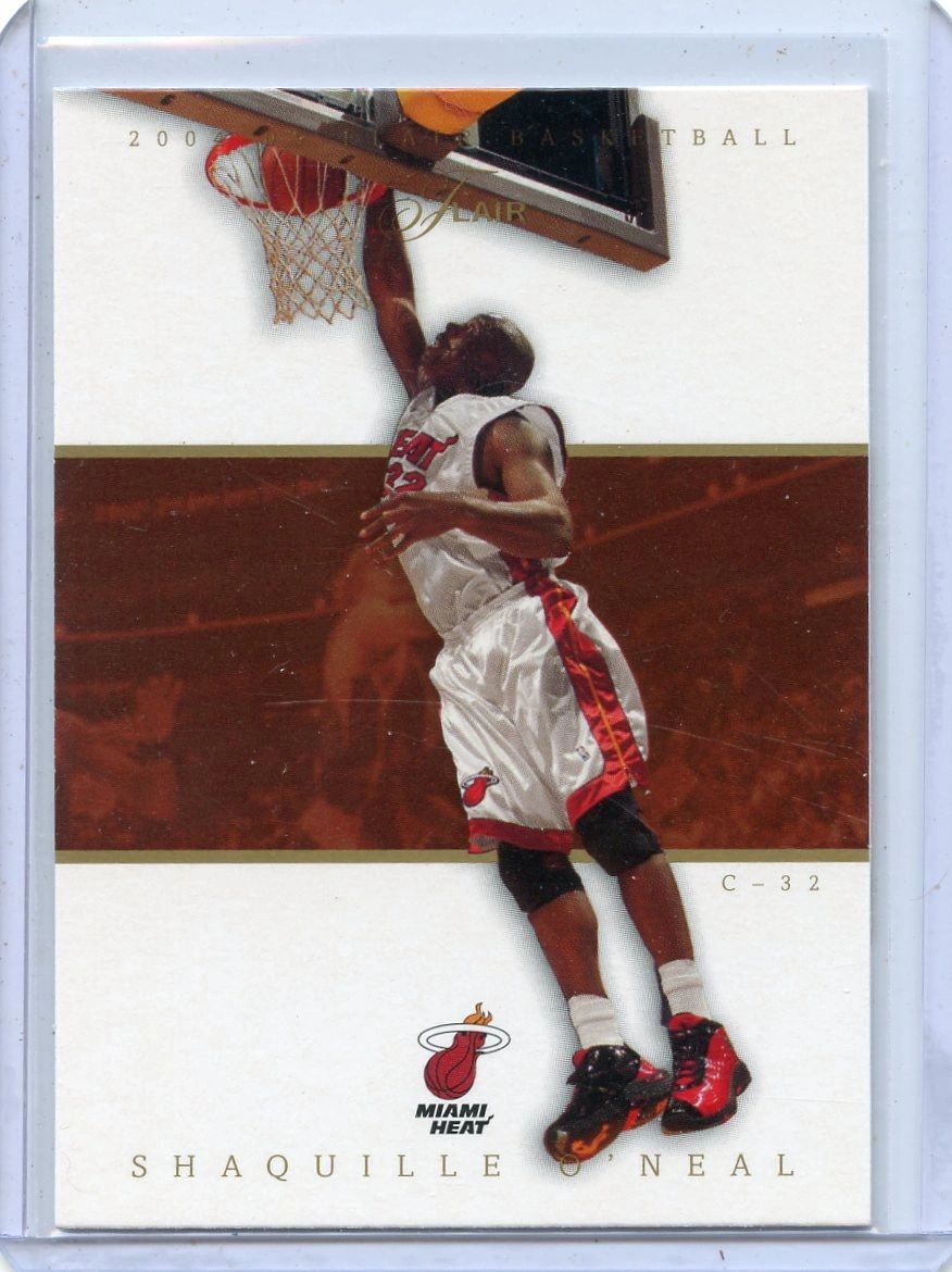 A14480 - SHAQUILLE O'NEAL - HEAT - FLEER CARD AS PICTURED